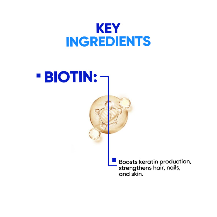 Maxtin Biotin 2500mcg ( Improves infrastructure of hair, skin, and nai ...